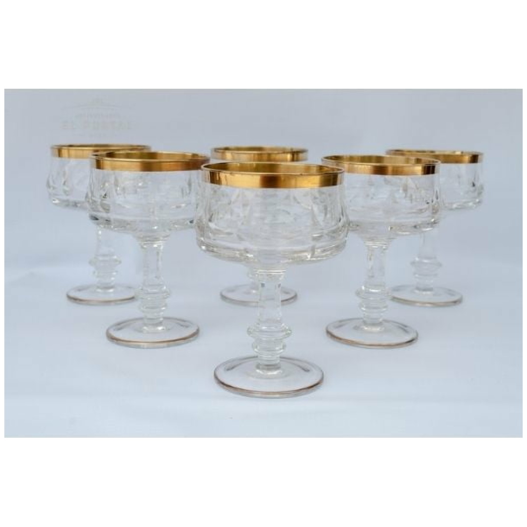 Copa de cristal Francés (Set 6)